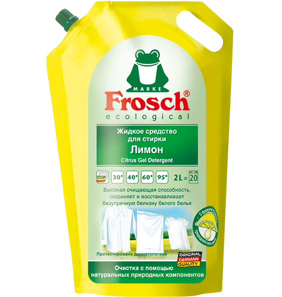 Discover the Frosch Laundry Detergents and Care products